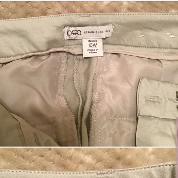 Cato | Pants & Jumpsuits | Catos Khaki Colored Capris | Poshmark